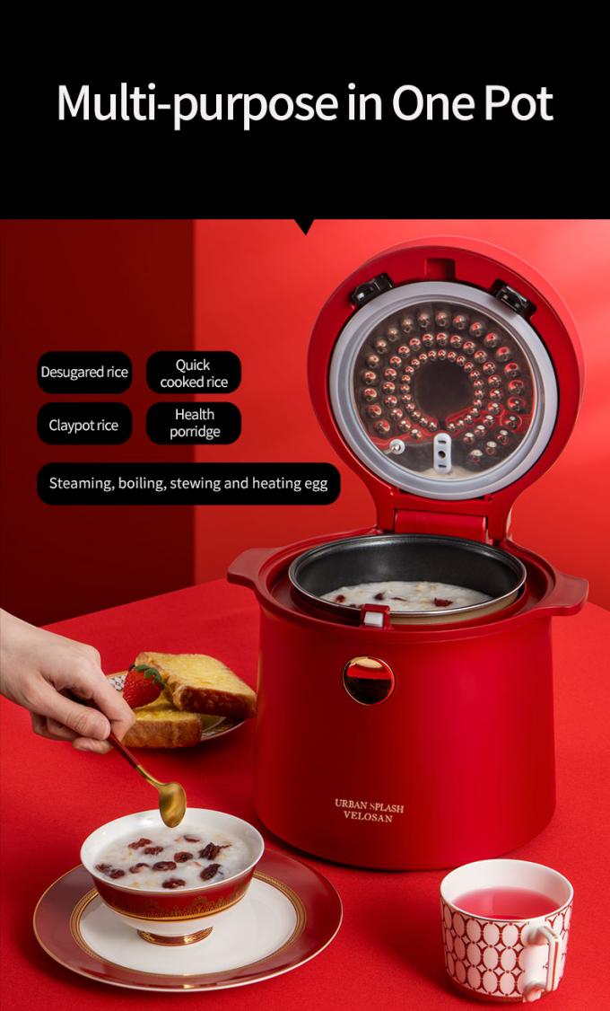 2 Liter Small Domestic Appliance 23cm Starch Removing Electric Rice Cooker